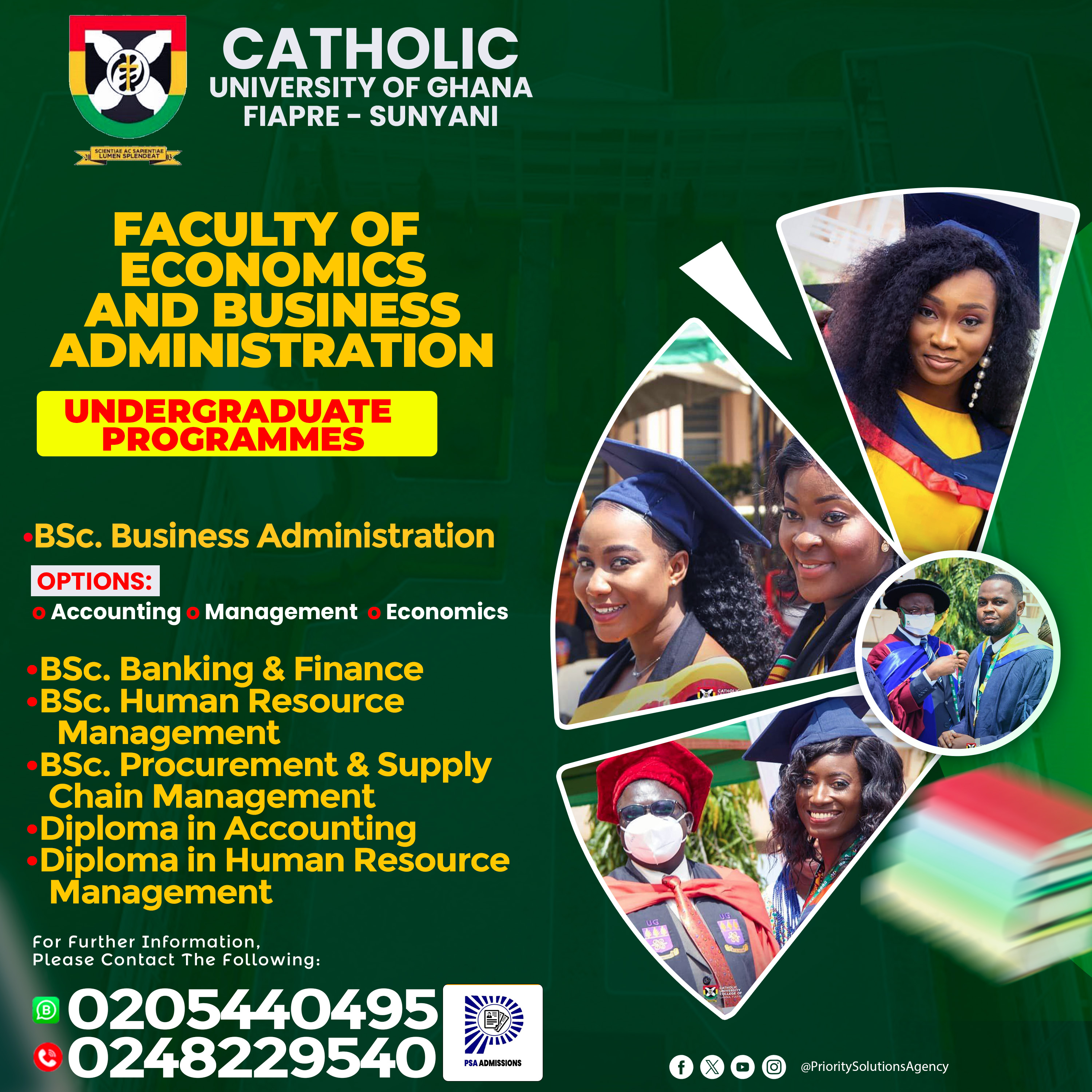 Catholic University of Ghana — Priority Admissions